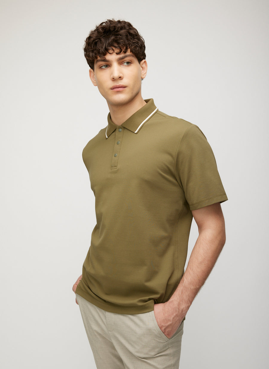 Tech Cotton Polo | Men's Shirts – Kit and Ace