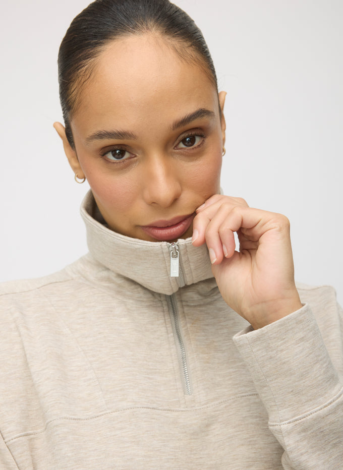 Restore Quarter Zip Popover | Kit and Ace