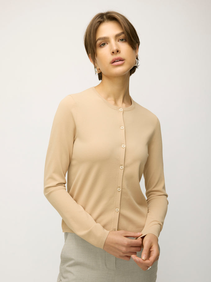 Farrah Fitted Sweater Cardigan | Kit and Ace
